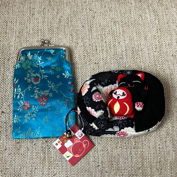 Bags | Two Beautiful Chinese Pocket Purses | Poshmark